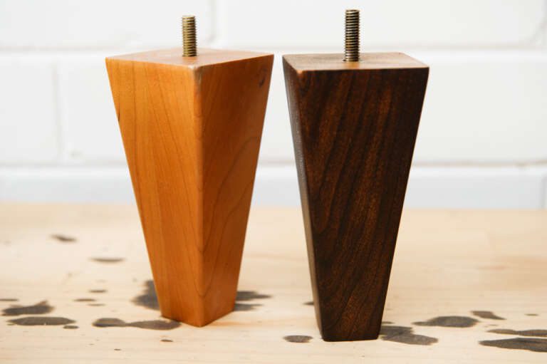DIY Guide For Custom Stained Sofa / Furniture Legs | Comfort Works Blog ...