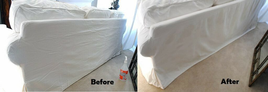 Zero-iron quick fixes for wrinkled sofa slipcovers | Comfort Works Blog ...