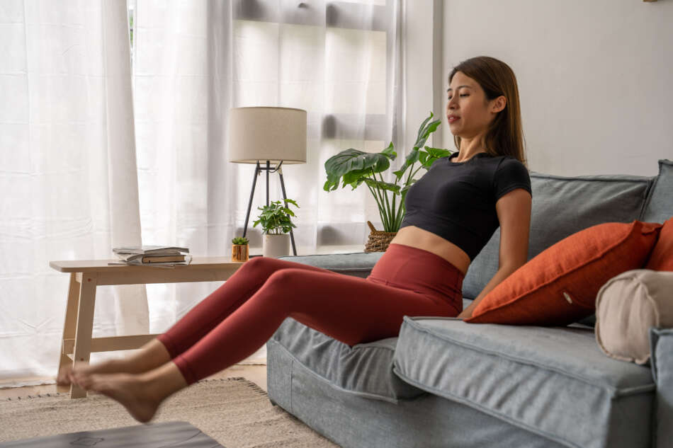 Easy couch exercises you can do at home | Comfort Works Blog & Sofa ...