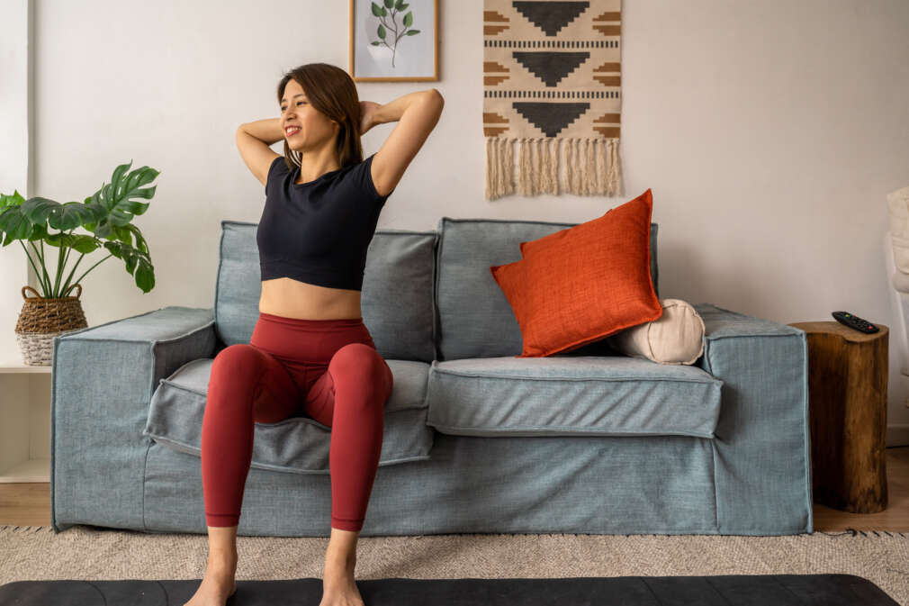 Easy couch exercises you can do at home | Comfort Works Blog & Sofa ...
