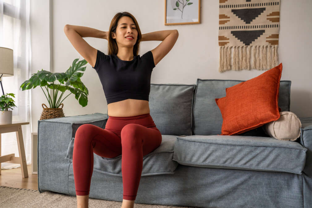 Easy couch exercises you can do at home | Comfort Works Blog & Sofa ...