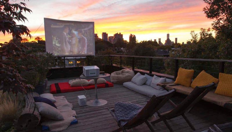 How to make your own outdoor movie screen party | Comfort Works Blog ...